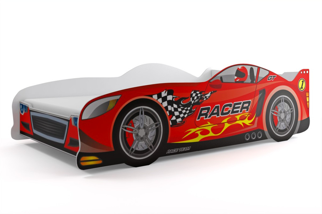 Dětská postel CARS 160x80 cm Červená - SG nábytek
