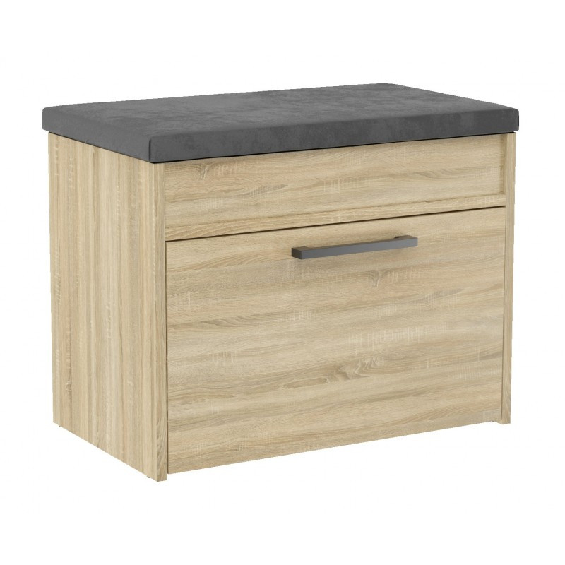 Botník se sedátkem PARMA MINI - dub sonoma - SG nábytek