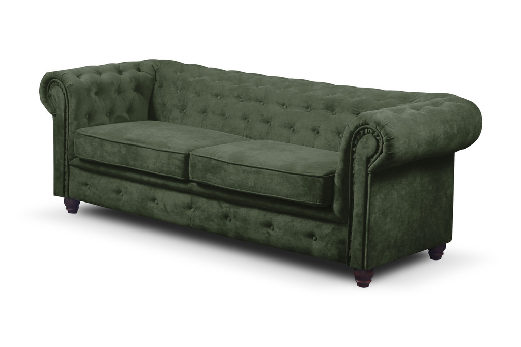 Pohovka Infinity Chesterfield II Zelená - SG nábytek