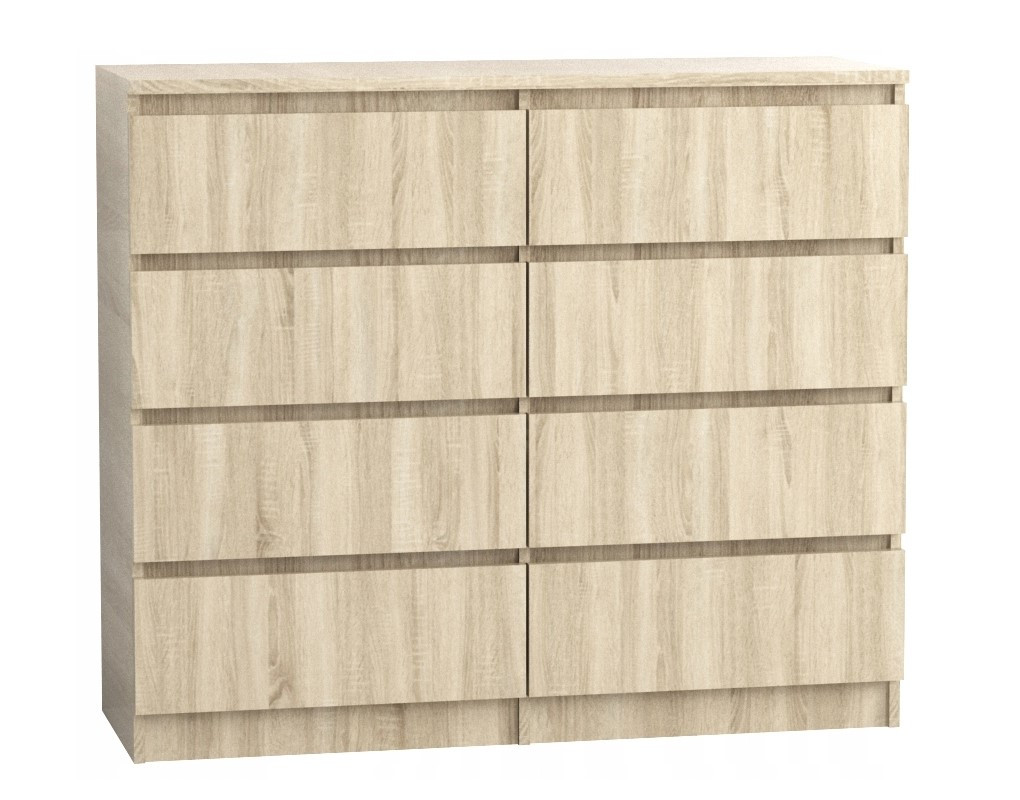 Komoda 120/8 cm - dub sonoma - SG nábytek