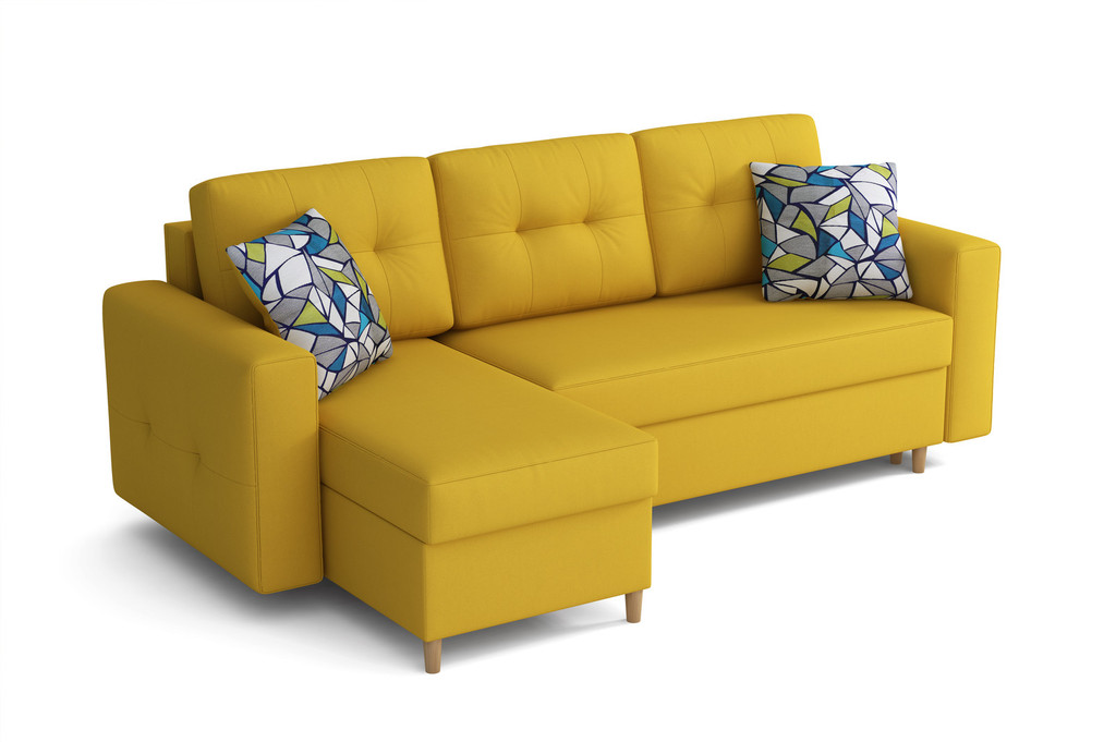 Rohová rozkládací sedací souprava SCANDI Levá - SG nábytek