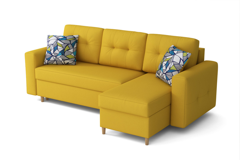 Rohová rozkládací sedací souprava SCANDI - SG nábytek