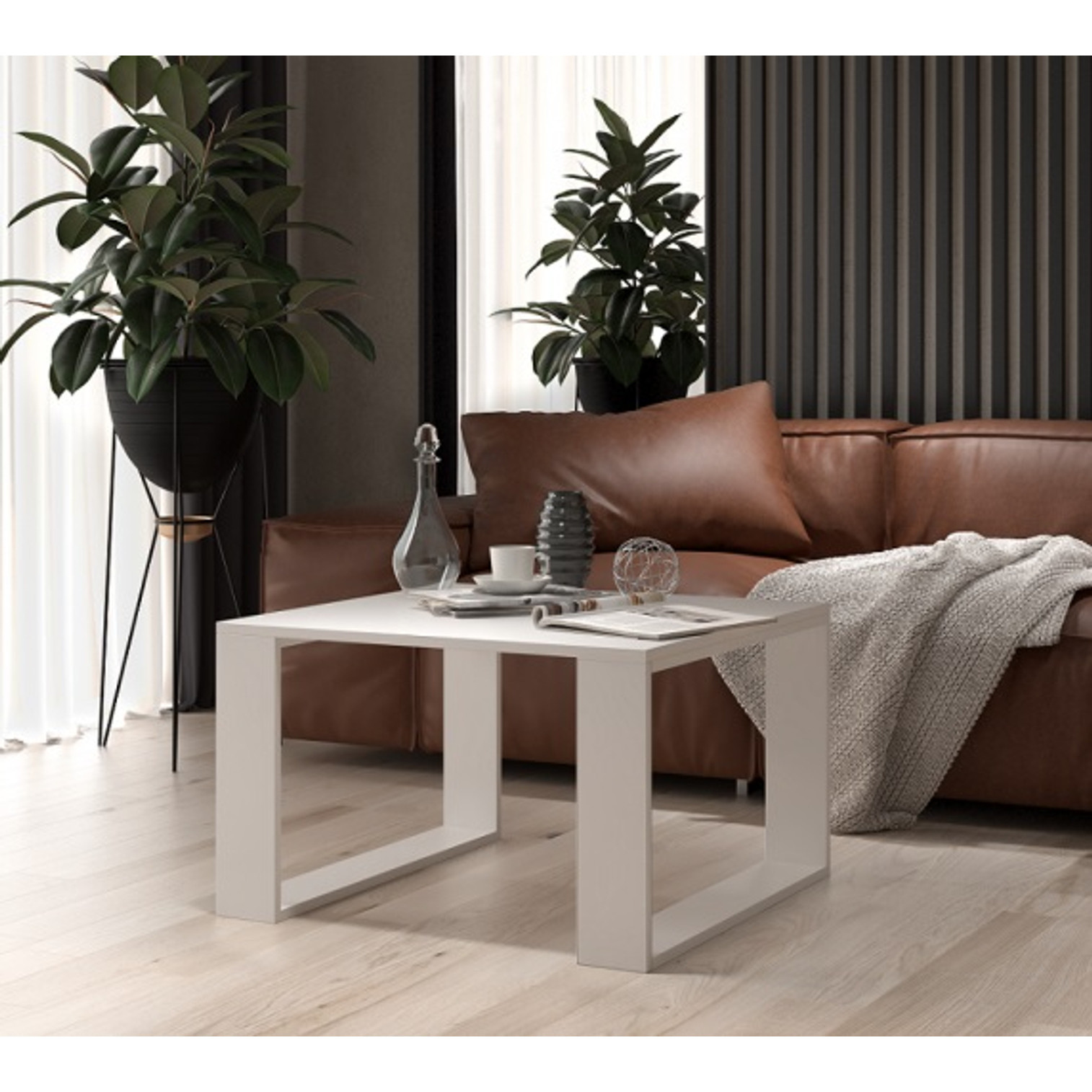 Konferenční stolek MODERN MINI - bílá - SG nábytek