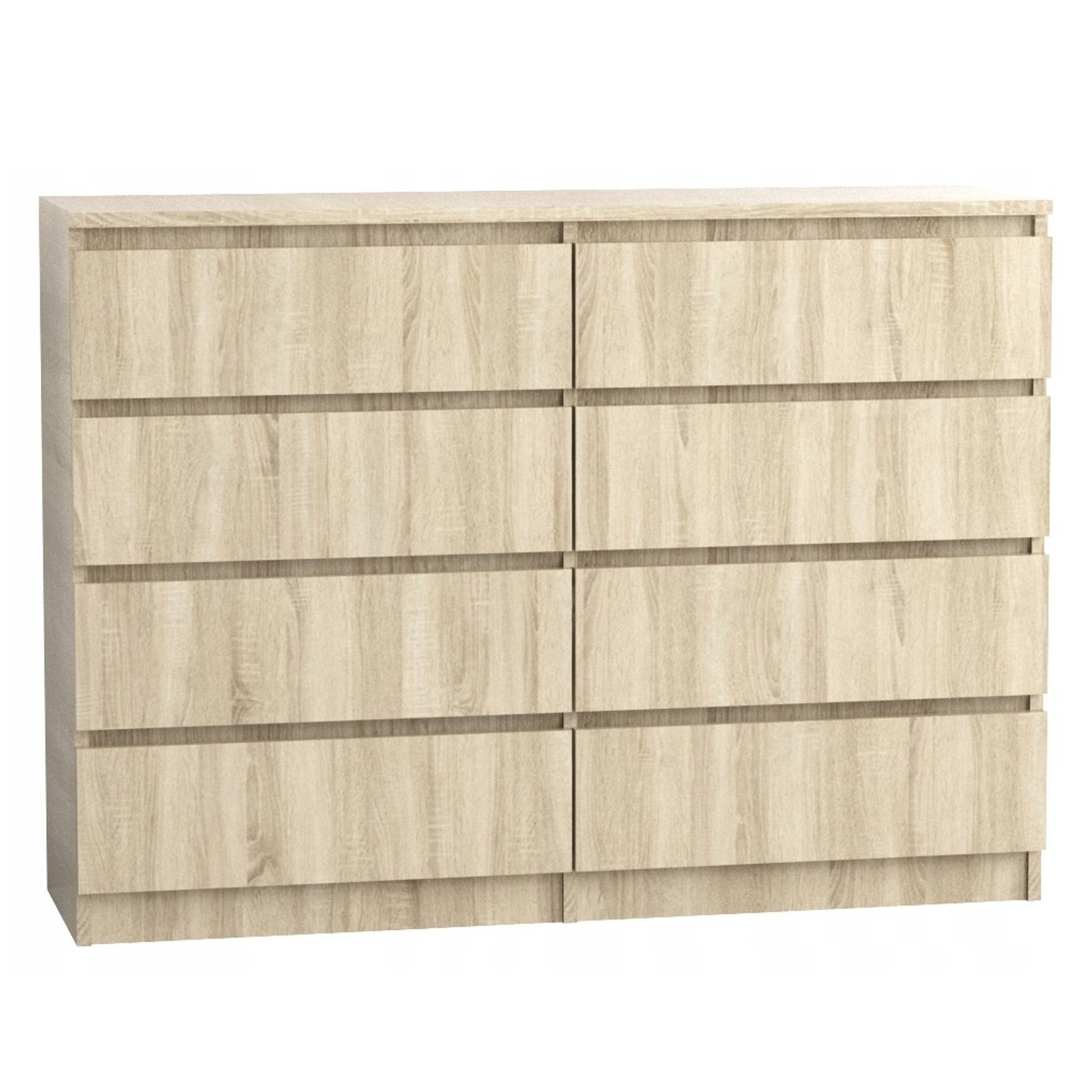 Komoda 140/8 cm - dub sonoma - SG nábytek