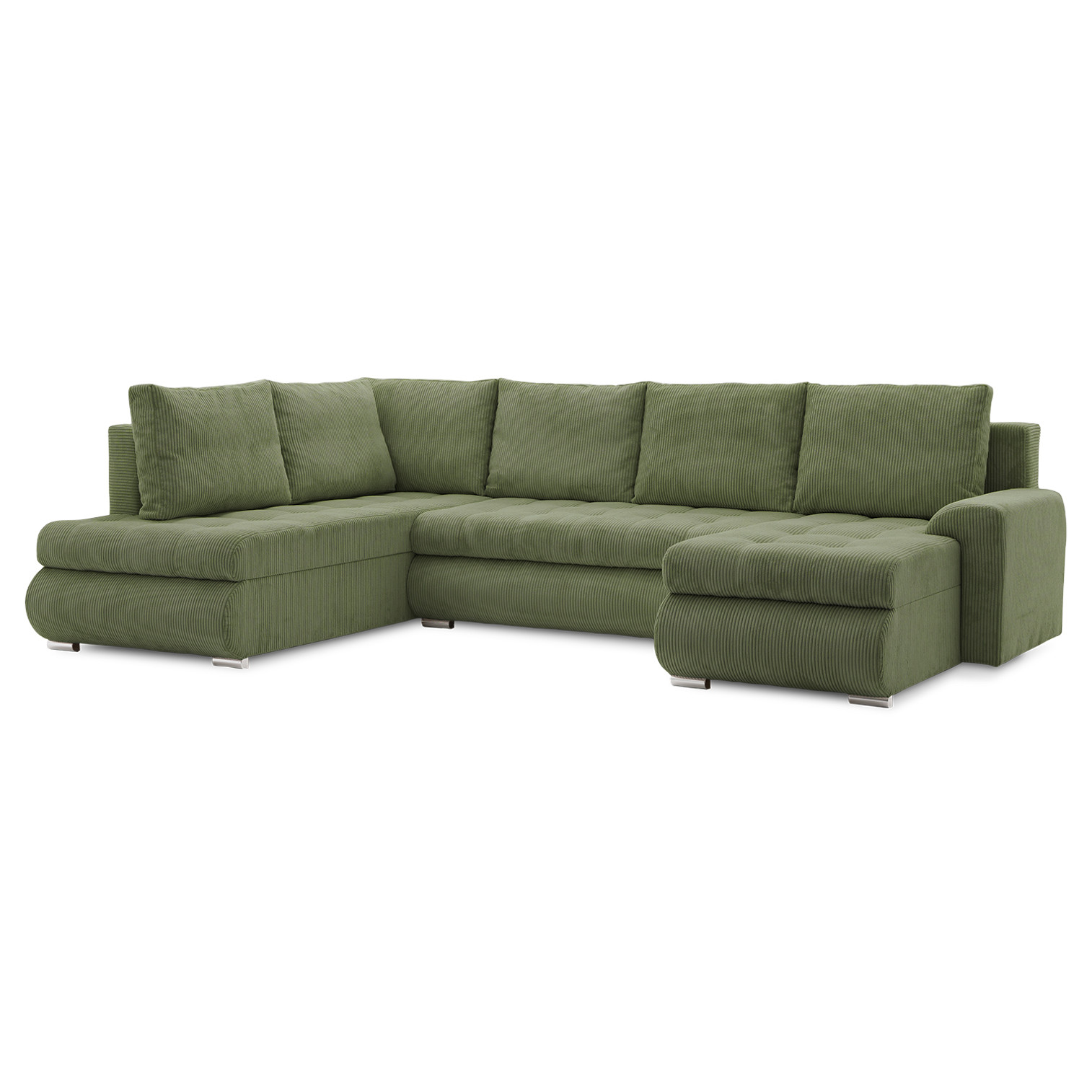 Rohová rozkládací sedací souprava TOKIO II PRO I Levá Olivová - SG nábytek