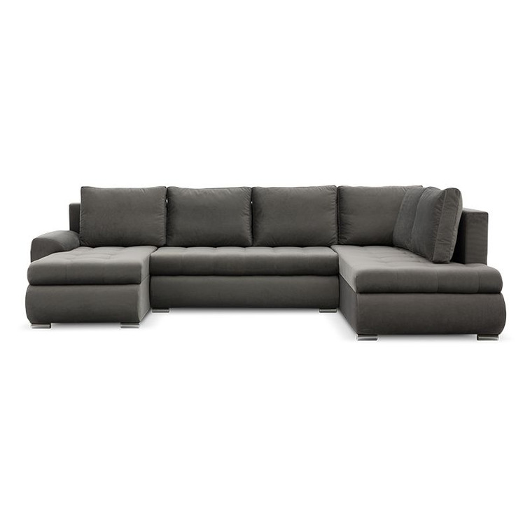 Rohová rozkládací sedací souprava TOKIO II PRO Pravá Světle šedá - SG nábytek